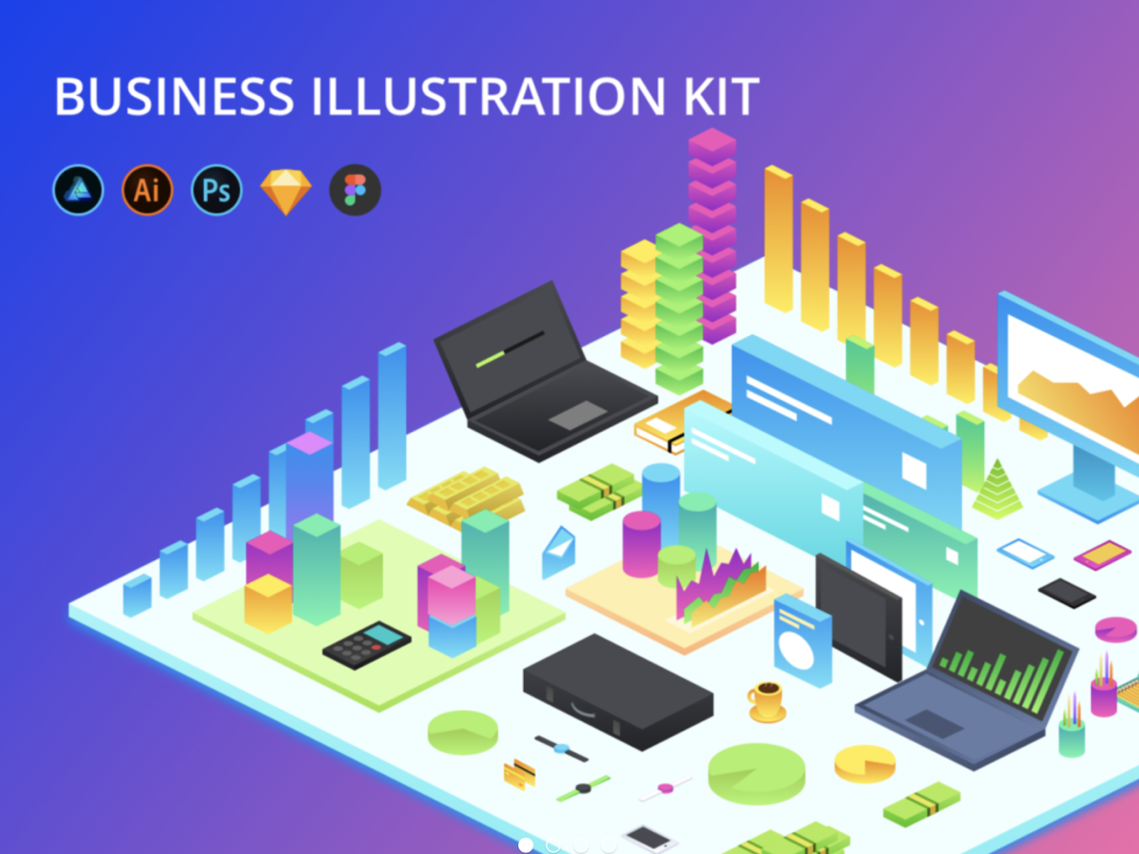 Figma business Illustration kit Figma Free - Figma Free & Premium UI Kits