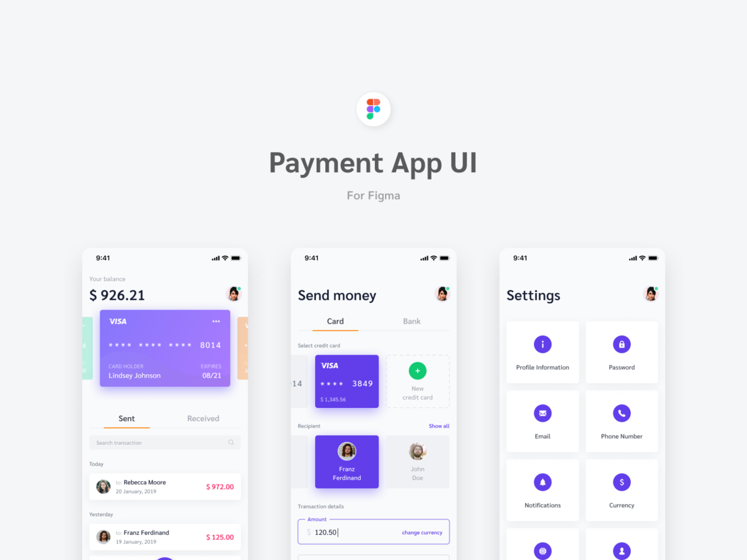 Payment App UI for Figma - Freebie - Figma Free & Premium UI Kits Payment App UI for Figma - Freebie - Figma Free & Premium UI Kits