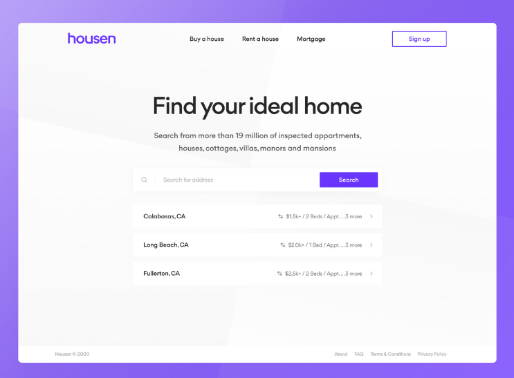 Real Estate Website Concept Figma Free Figma Free UI Kits And Templates