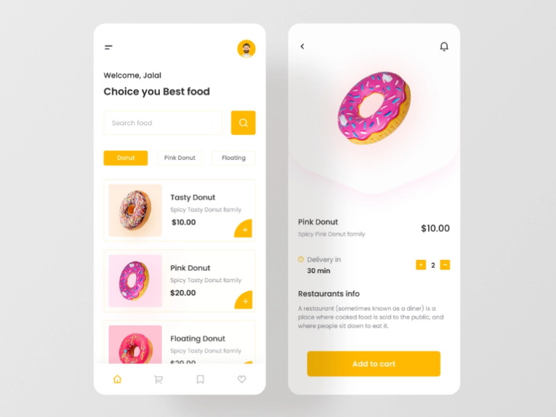 Food Delivery App Figma Free Figma Free UI Kits And Templates