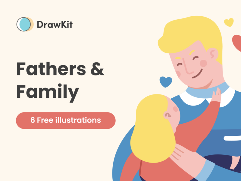 Free Fathers and family illustrations - Figma Free - Figma Free ...