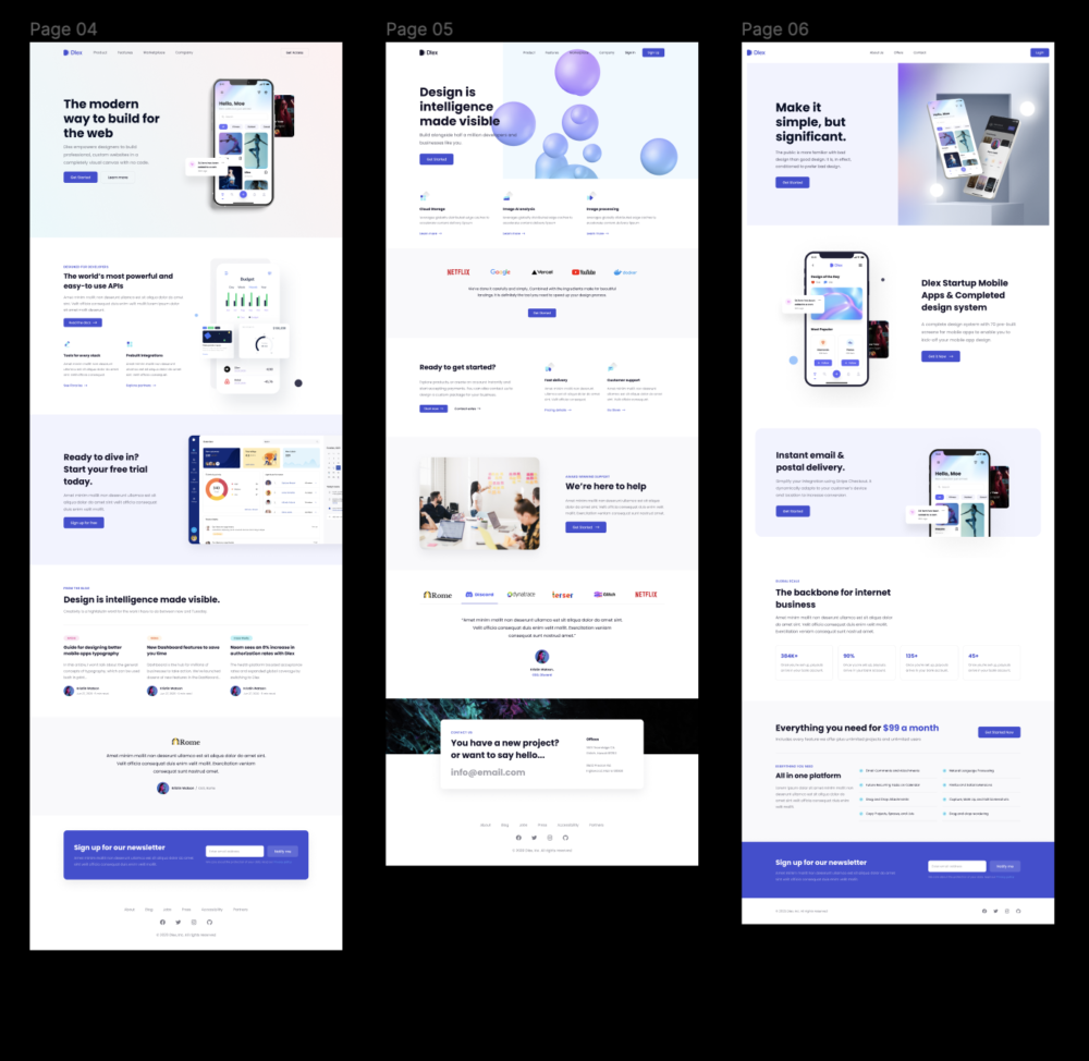 Marketing Components Free Figma - Figma Free UI Kits