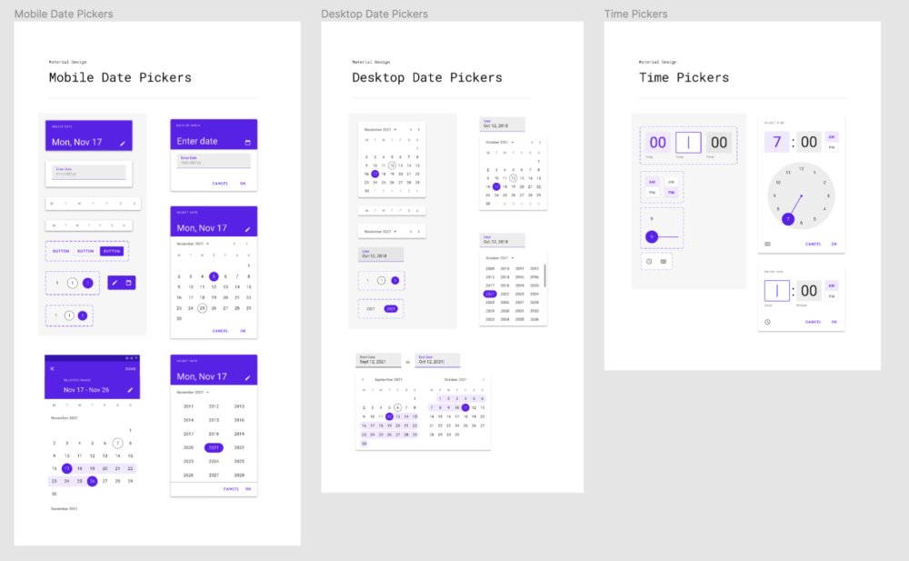 Material 3 - with icon & Material 2 version Figma Free - Figma Free UI Kits