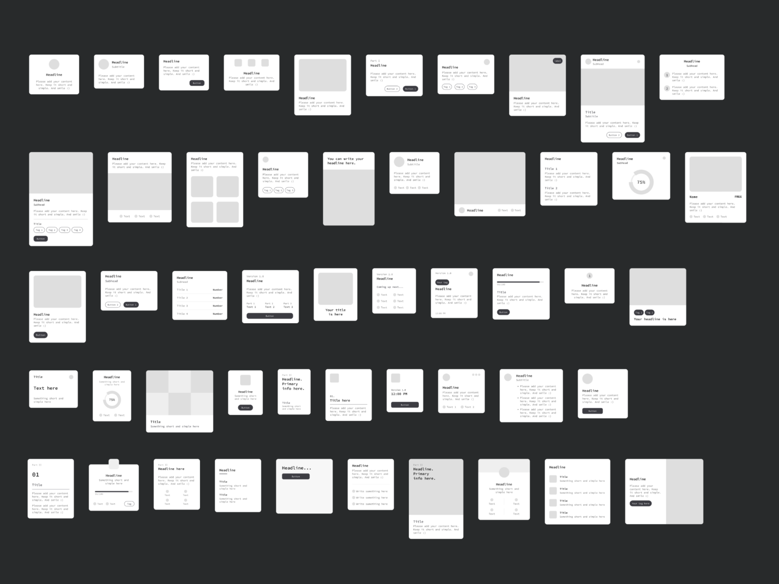 100 Card Design Templates Free Figma - Figma Free UI Kits