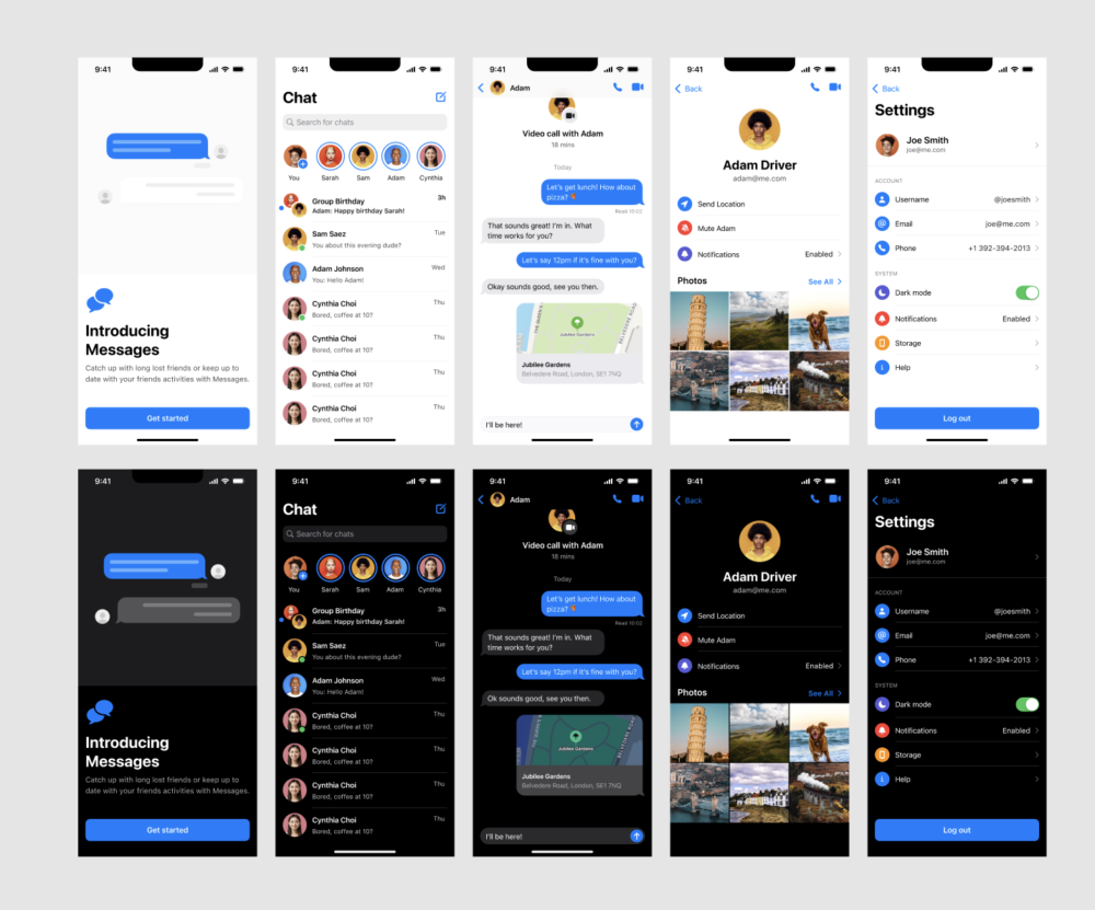 iOS Kit Figma Free - Figma Free & Premium UI Kits