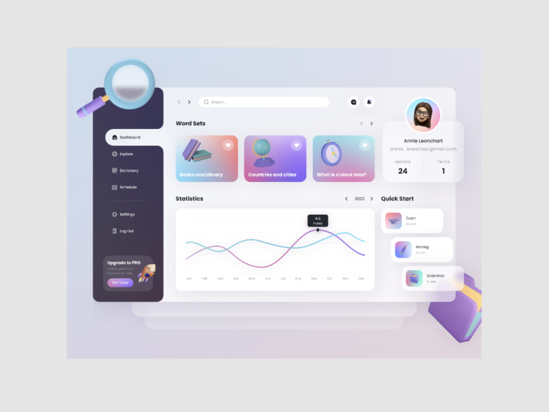 English Learning Platform Figma Download - Figma Free & Premium UI Kits