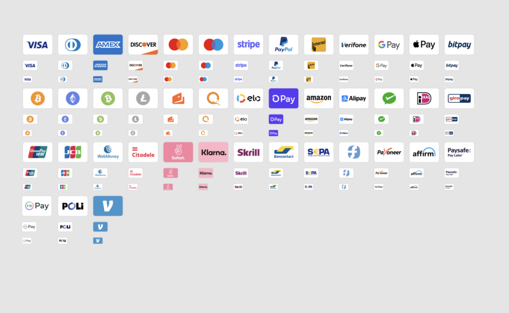 Payment Methods Icon Set Figma Free - Figma Free & Premium UI Kits