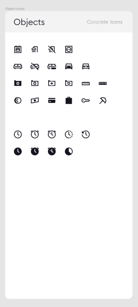 Concrete Design System - Icons Figma - Figma Free UI Kits