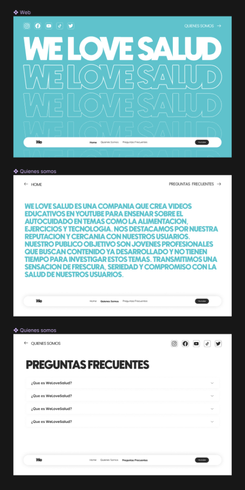 Free Minimalist Web Template | Prototype - Figma Free UI Kits