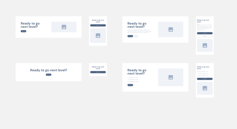 Website Wireframes UI Kit Vol. 1 for Figma - Figma Free & Premium UI Kits