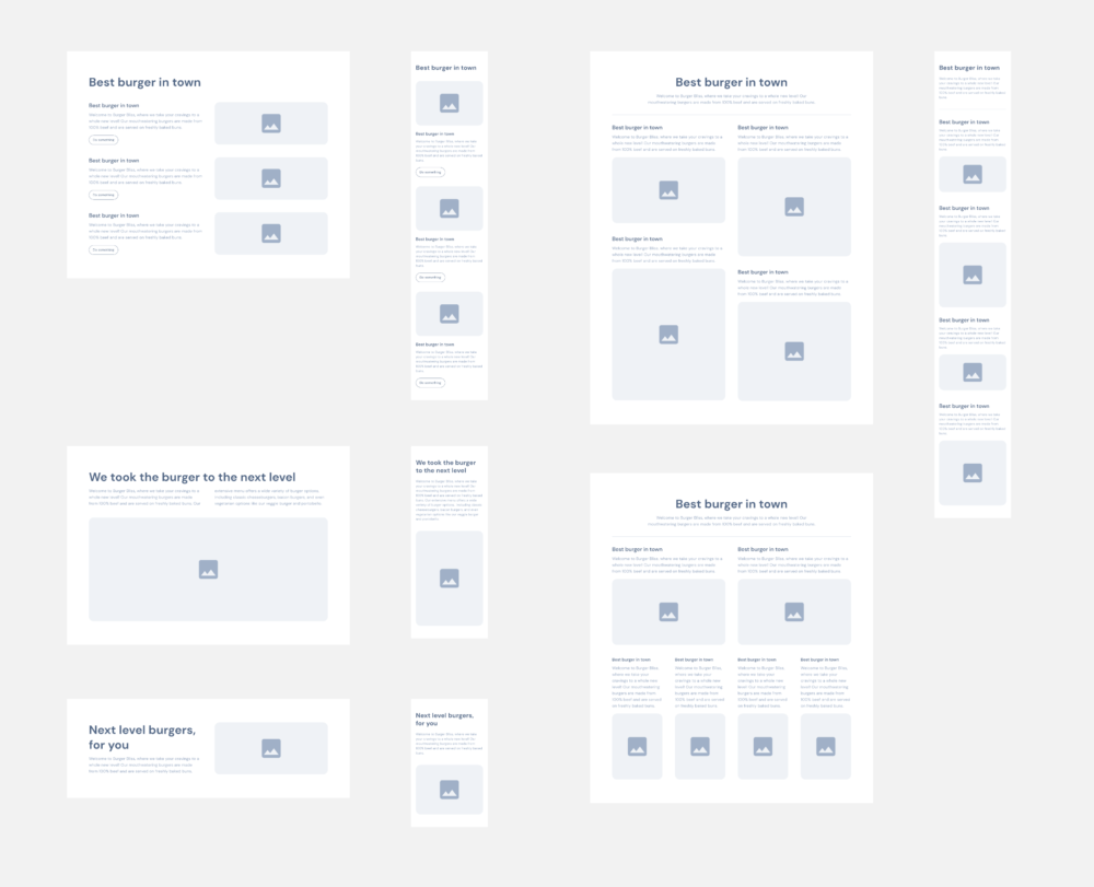 Website Wireframes UI Kit Vol. 1 for Figma - Figma Free UI Kits